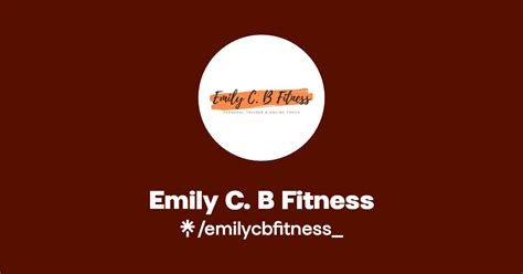 Emily C B Fitness Instagram Linktree
