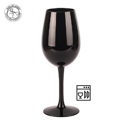 Supply Black Colored Glass Blind Red Wine Tasting Glasses Wholesale