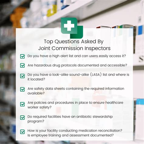 Update The Top 8 Questions To Expect In Joint Commission Inspections