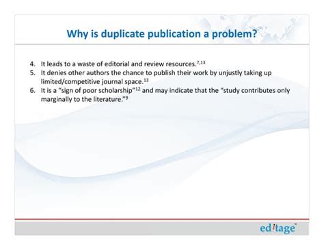 Duplicate Publications And Simultaneous Submissions Pdf