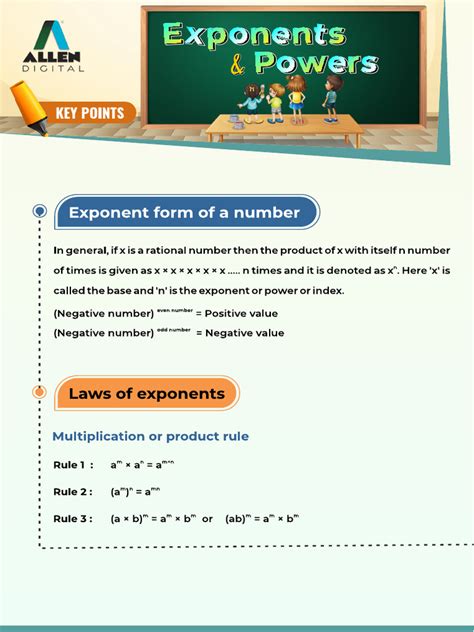 Exponents And Powers Olympiads Key Points Obwkcm Pdf
