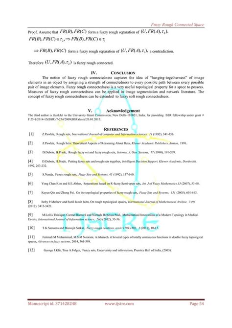 Fuzzy Rough Connected Spaces Pdf