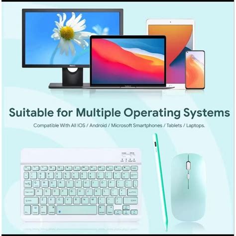 Jual 1set Keyboard Bluetooth Mouse Stylus Pen Mouse 2in1 Bisa Bluetooth And Wireless Warna