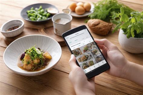 This Image Showcases The Seamless Integration Of Technology And Culinary Artistry An Ai Chatbot