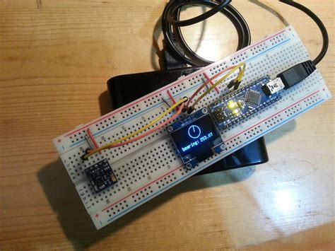 Simple Compass Arduino Nano GY 271 HMC5883L mini OLED Ардуино
