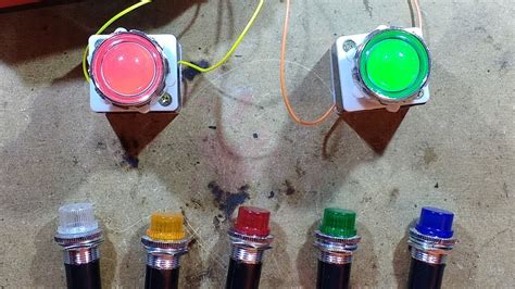Electrical Panel Indicator Multi Color Led Indicator Lamp Light Weight
