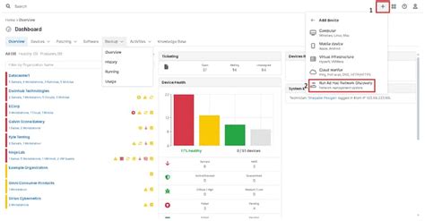 Health Monitor Network Ninjaone