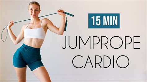 15 Min Jump Rope Hiit Full Body Cardio Workout Youtube