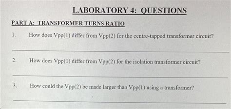 Solved Measure And Record The Amplitude Of Vpp 2 Using A