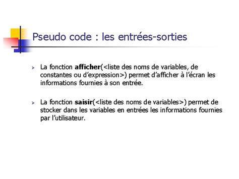 Introduction Lalgorithme Licence 1re Anne Gnie Informatique Dr