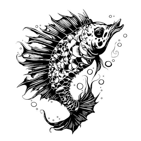 Images De Poisson Tatouage Téléchargement Gratuit Sur Freepik