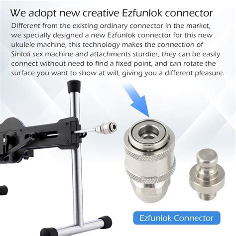 Auxfun 60w Motor Power Sex Machine With Ezfunlok Metal Connector