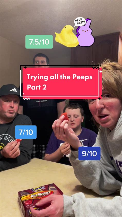 Probando Y Calificando Los Sabores De Peeps Parte 2 Tiktok