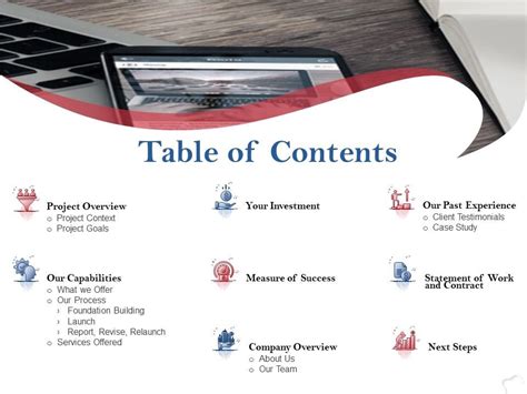 Table Of Contents Ppt Powerpoint Presentation Pictures Design Inspiration