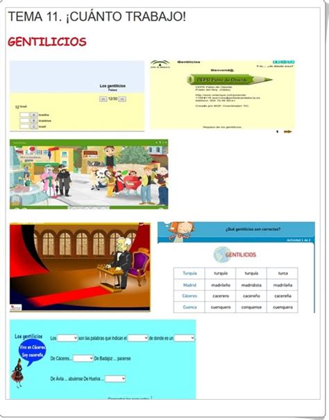 Recursos Educativos De Primaria Unidad 11 De Lengua De 3º De Primaria