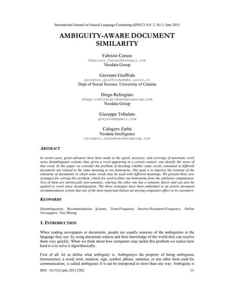 Continuous Bag Of Words Cbow Word2vec Word Embedding Work Pdf