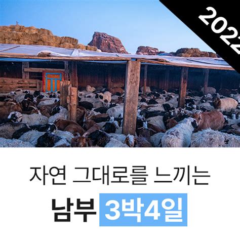 남부몽골 3박 4일 투어 경험을 잇다 오다투어