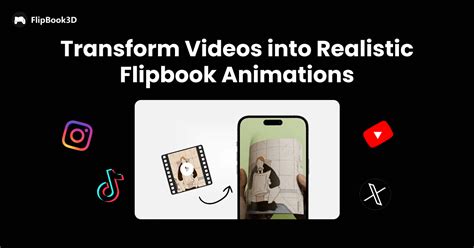 AI Flipbook Animation Generator Flipbook D For Influencers