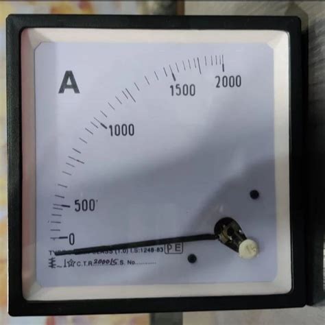 Single Phase Digital DC Ammeter For Laboratory Dimension X Inch