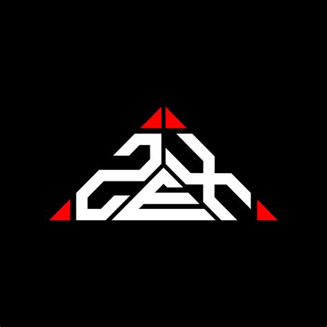 Zex Letter Logo Creative Design With Vector Graphic Zex Simple And