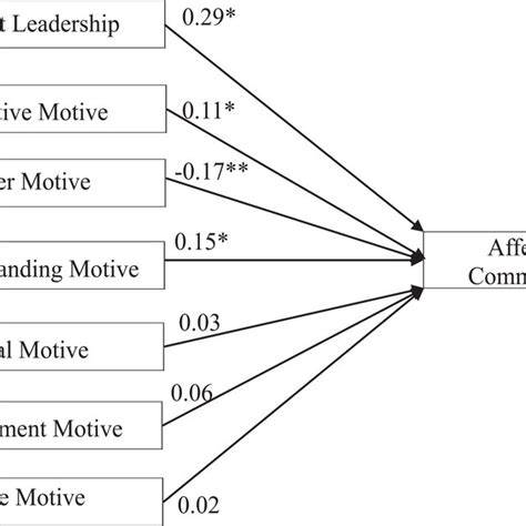 Standardized Beta Weights From Structural Equation Model Predicting