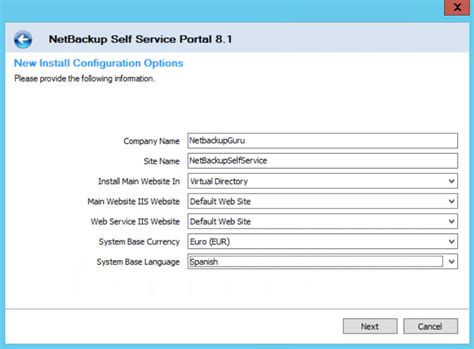 Netbackup Self Service Nss Netbackupguru