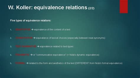 Equivalence And Equivalent Effect LESSON Jakobson And