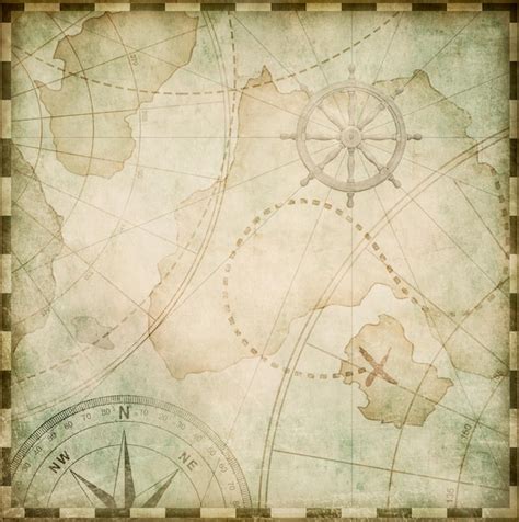 Premium Photo Old Abstract Pirates Map Stylization
