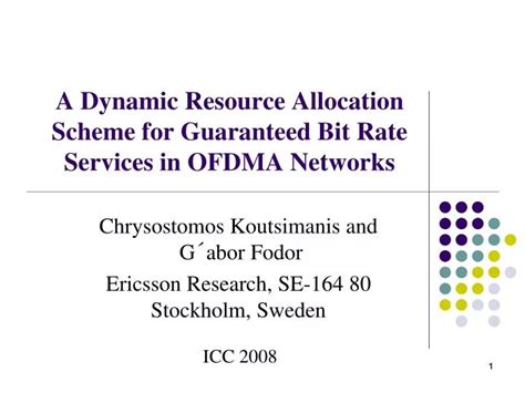 ppt a dynamic resource allocation scheme for guaranteed bit rate
