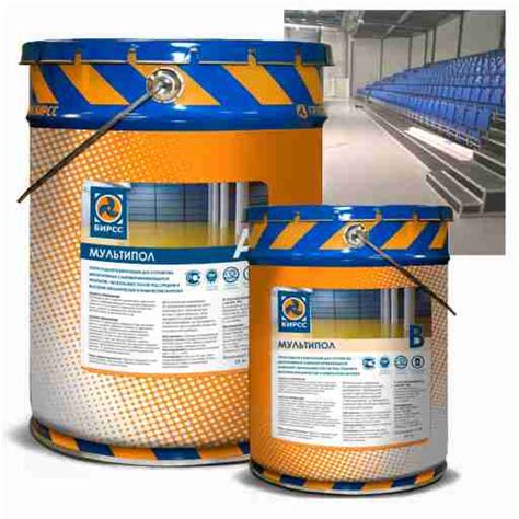 Эпоксидный промышленный наливной пол БИРСС Мультипол D эконом 25 А В СОМАКС