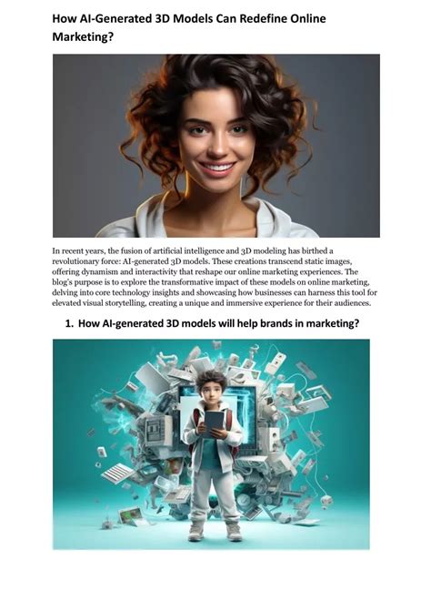 Ppt How Ai Generated 3d Models Can Redefine Online Marketing