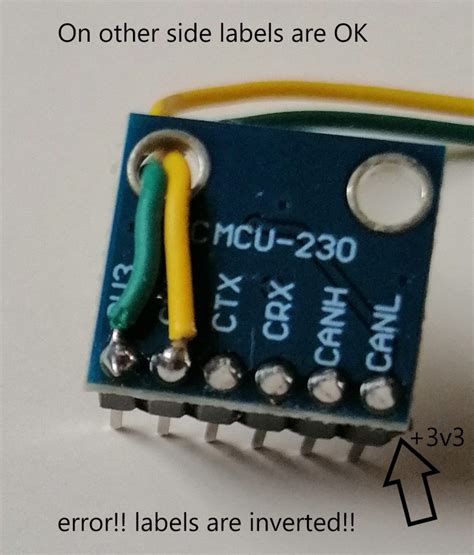 Module SN65HVD230 WC MCU 230 BUG PROJECTS