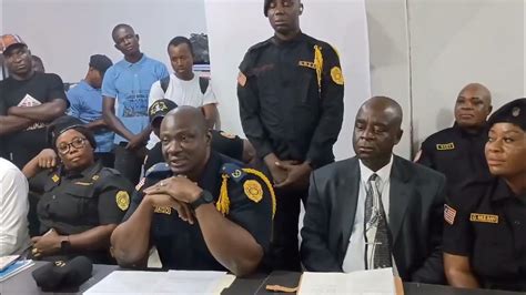 Liberia Drug News Ldea Press Conference On Major Drug Bust Youtube