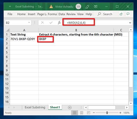 Excel Substring How To Get Extract Substring In Excel