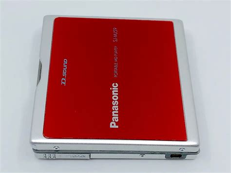 Panasonic Sj Mj59r Red Minidisc Player