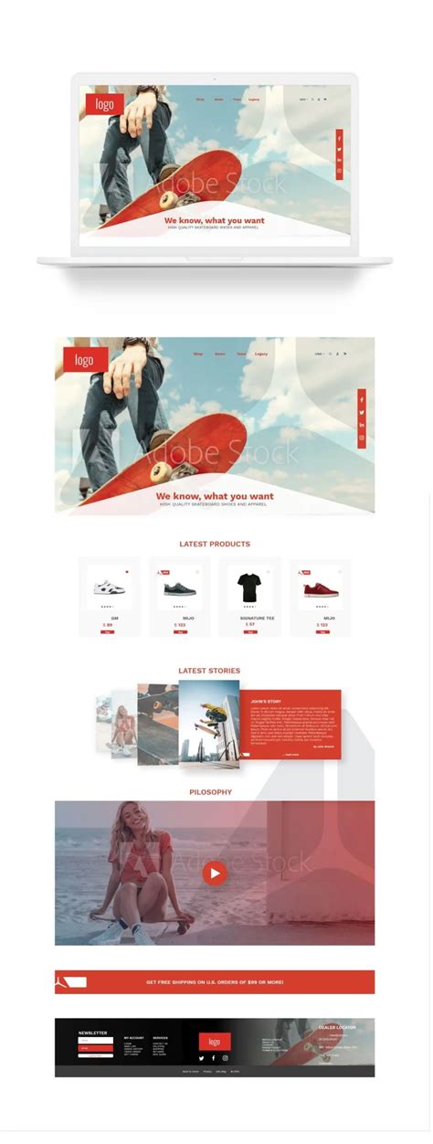 a user interface design project for the fashion industry toud