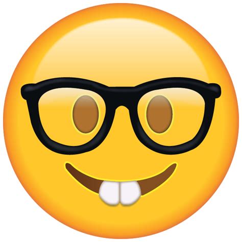 Smiley Face With Nerd Glasses Free Download On ClipArtMag