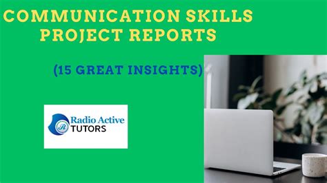 Communication Skills Project Reports 15 Great Ins