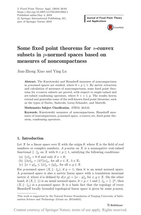 Some Fixed Point Theorems For S Convex Subsets In P Normed Spaces Based