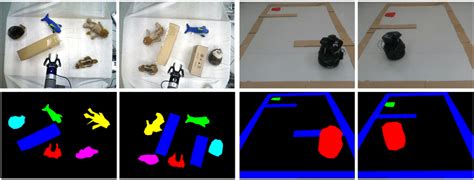 Sematic Segmentation Results Of Robot Working Scenarios The First Row