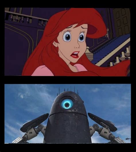 Ariel Is Scare From The Robot Probe By Carlosuriel13 On Deviantart