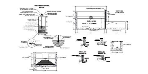 Concrete Masonry Structure Detail 2d View Cad Construction Unit Autocad File Artofit
