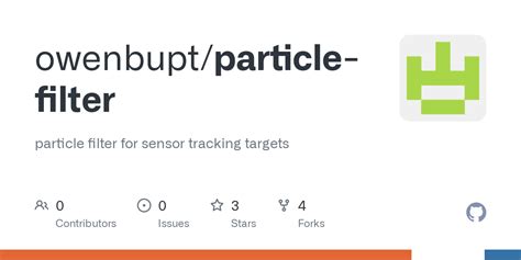 GitHub Owenbupt Particle Filter Particle Filter For Sensor Tracking Targets