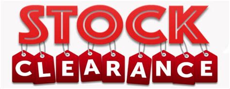 Stock Clearance Thru January 31st Making Room For New Inventory