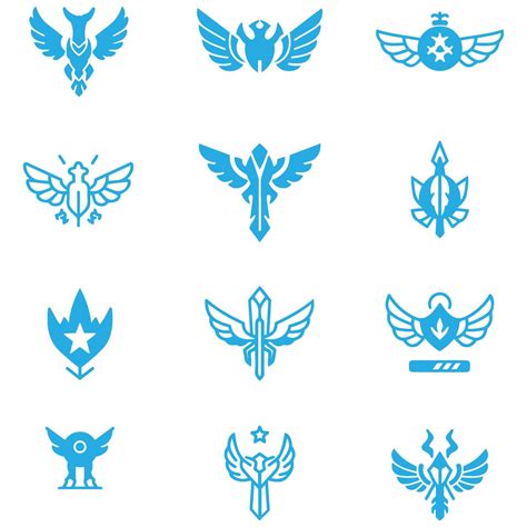 Twelve Detailed Freedom Wings Graphics For Designers 54663019 Vector Art At Vecteezy