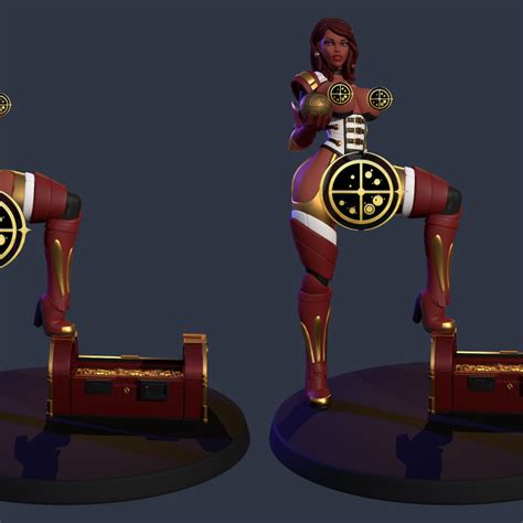 3d Printable Glamorous Navigator Neila Mercy Futa Pirates Booty