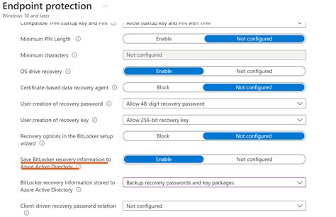 Bitlocker Recovery Key In Azure Ad Is Not Same With On Premise Ad Microsoft Qanda