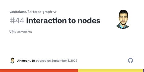 Interaction To Nodes · Issue 44 · Vasturiano3d Force Graph Vr · Github