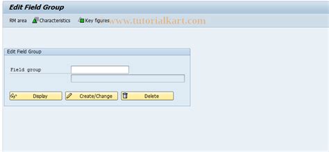JBRFG SAP Tcode Edit Field Groups