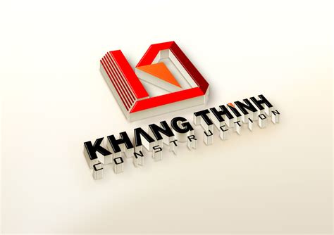 Thiết kế logo xây dựng Khang Thịnh Ý tưởng độc đáo Bigsouth Agency